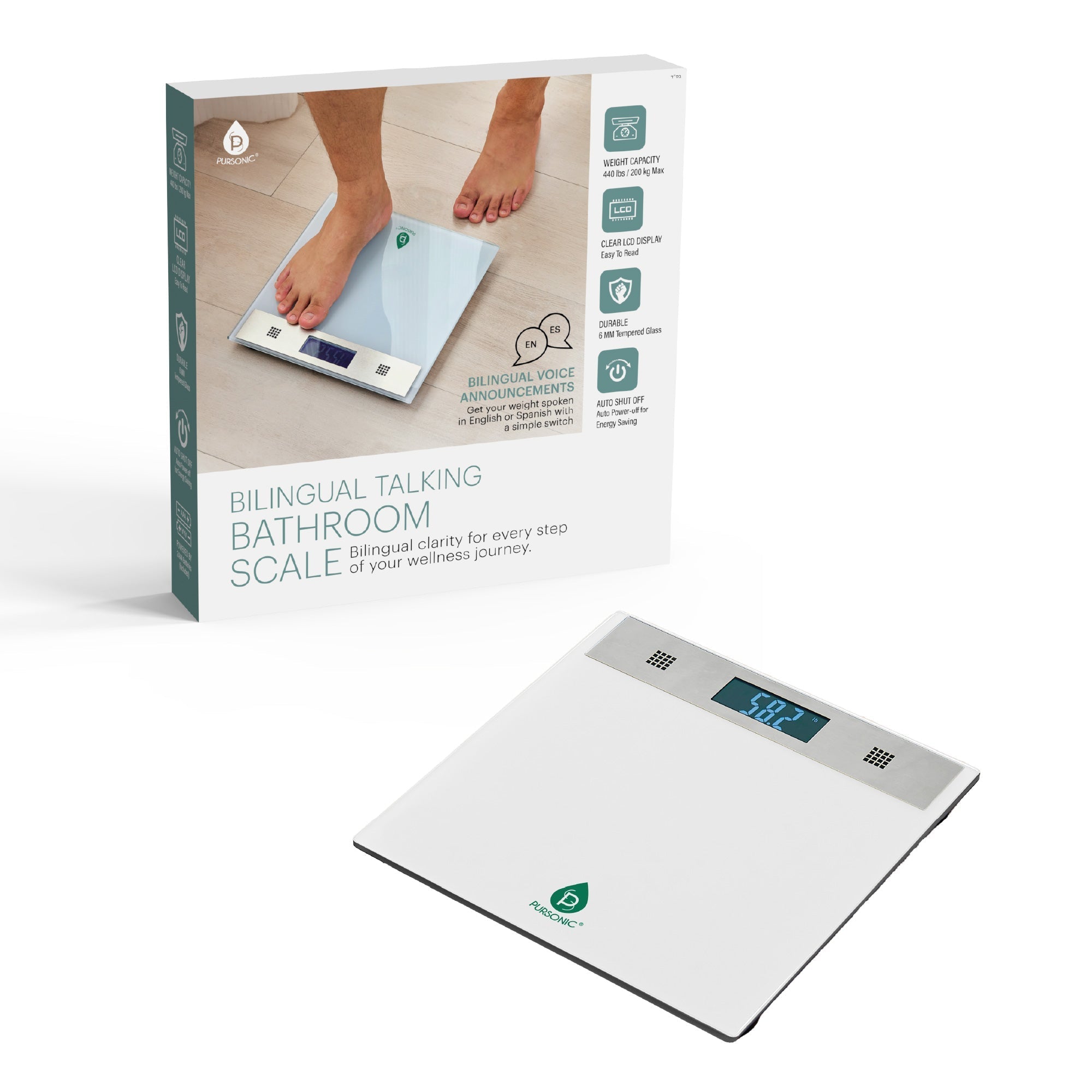 Bilingual Talking Bathroom Scale – Precision Meets Convenience – Health ...